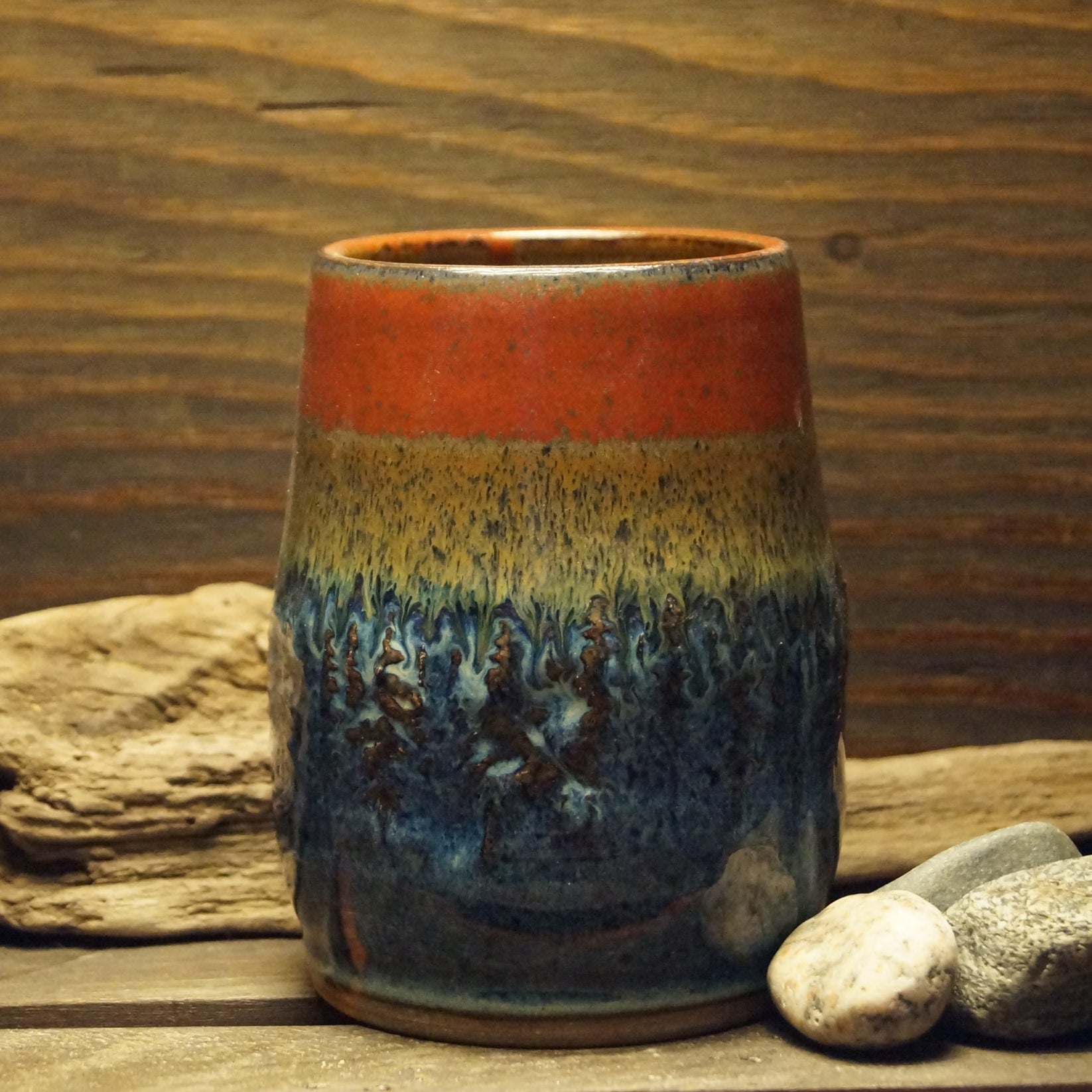 10 oz Goblet – Green Cabin Pottery